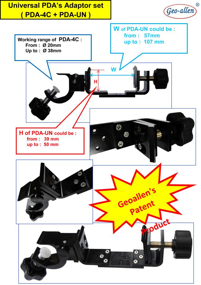Alunimium PDA Adapter Set